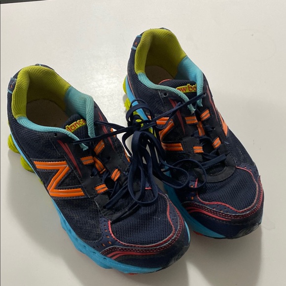 New Balance | Shoes | New Balance Blue And Orange Sneakers With Rugged ...